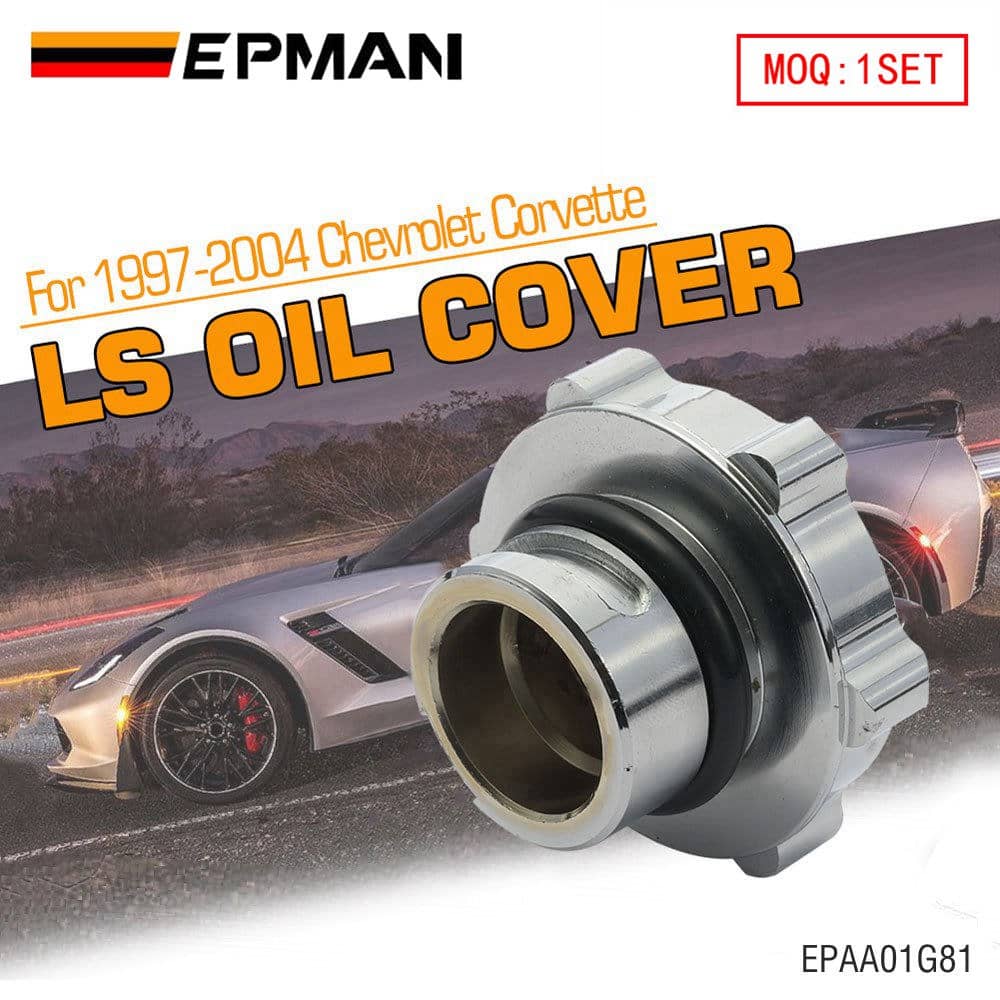 EPMAN Billet Aluminum Oil Cap for Chevy Chevrolet Camaro Corvette LSX LS1 LS6 LS2 LS3 LS4 for GM ...